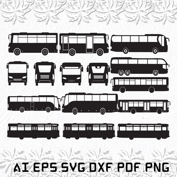 Bus Svg Road Svg Road Trip Svg Travel School SVG Ai | Etsy