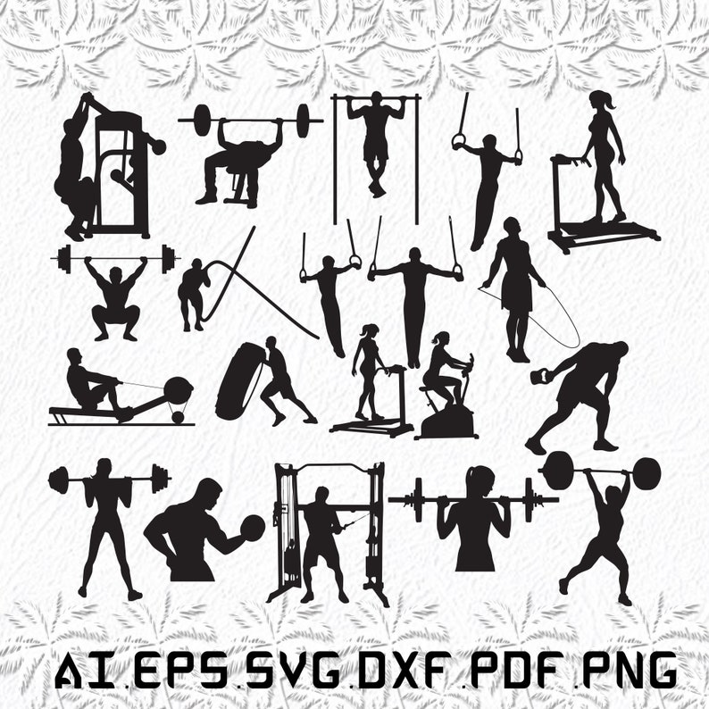 Crossfit Svg Crossfits Svg Workout Svg Gym Fit SVG Ai | Etsy