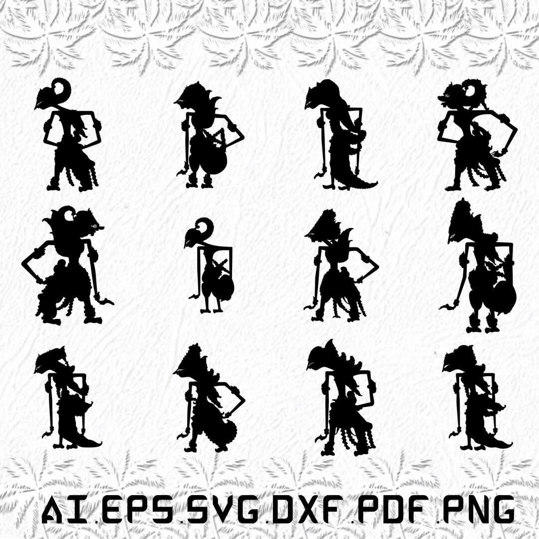 Javanese Wayang Svg, Javanese Wayangs Svg, Japan Svg, Javanese, Wayang ...