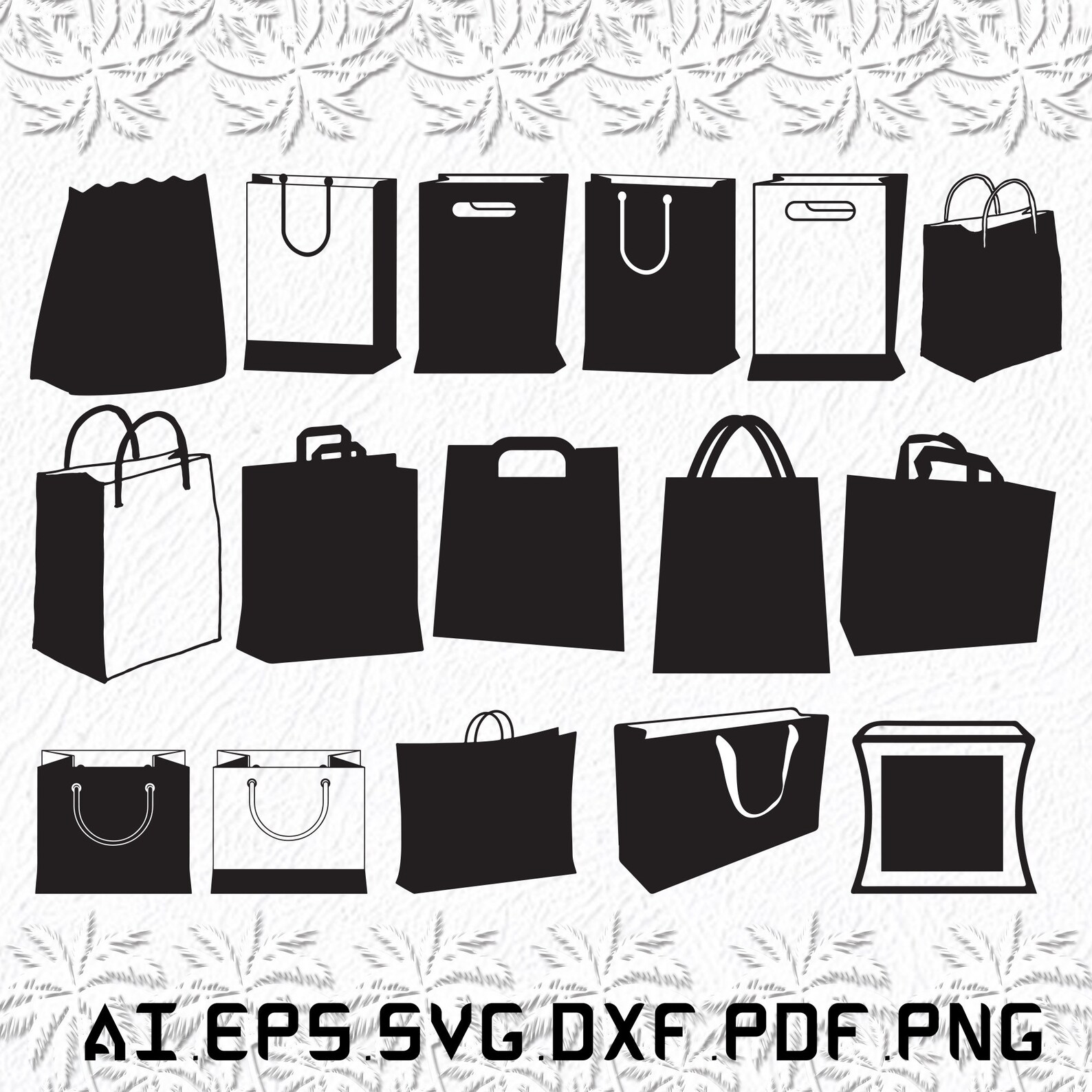 Paper Bag Svg, Paper Svg, Bag Svg, Black, Design, SVG, Ai, Pdf, Eps ...