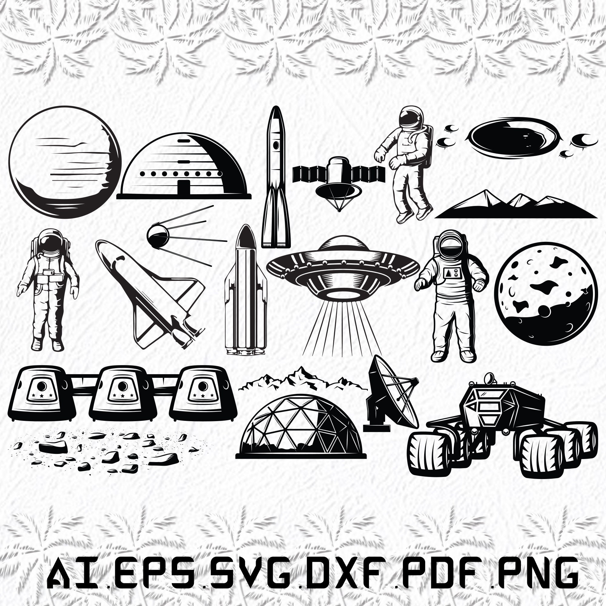 Nave espacial svg Naves espaciales svg Amor svg Espacio - Etsy México