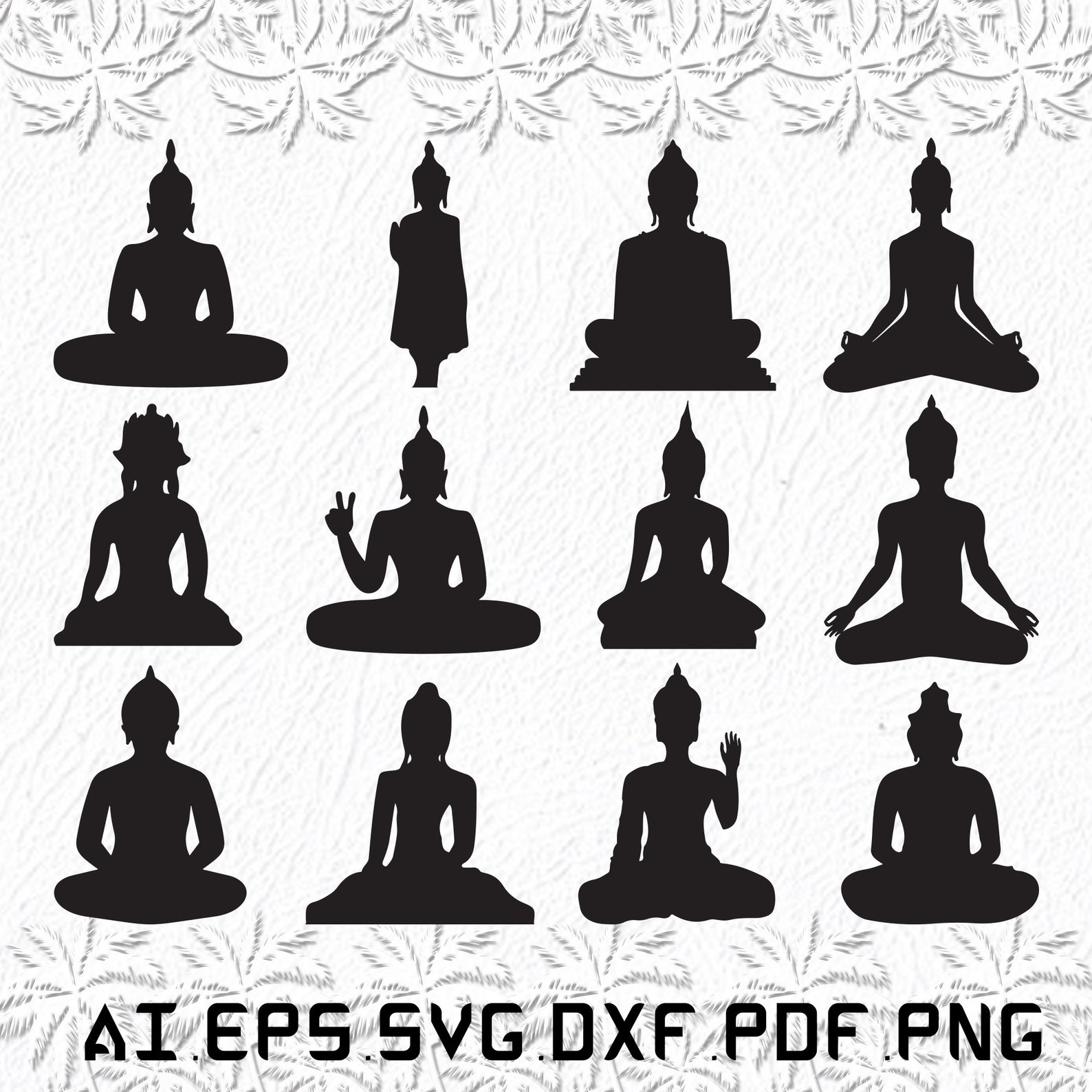 Buddha Svg Buddhas Svg Buddhisms Svg Buddhism Yoga SVG - Etsy