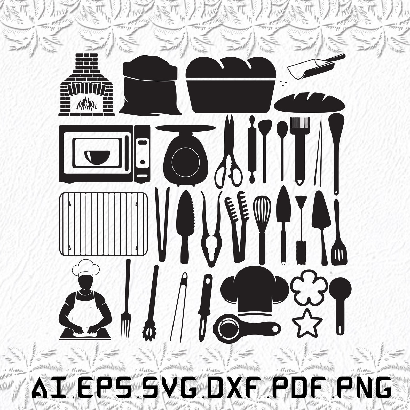 Bakery Svg Bakerys Svg Baker Svg Cake Food SVG Ai Pdf - Etsy