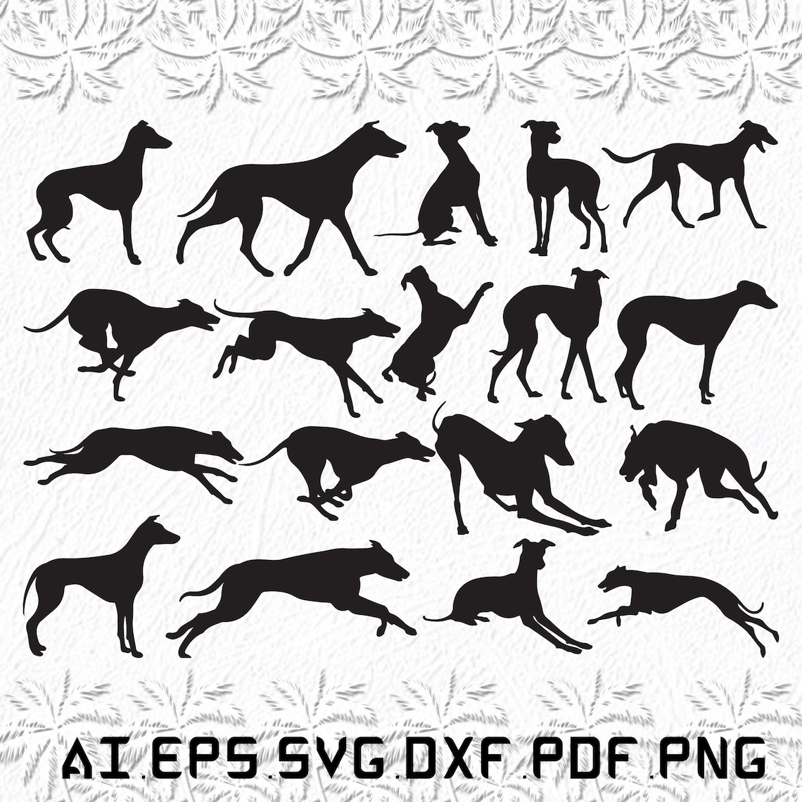 Greyhound Dog Svg Greyhound Dogs Svg Greyhound Svg Dog - Etsy