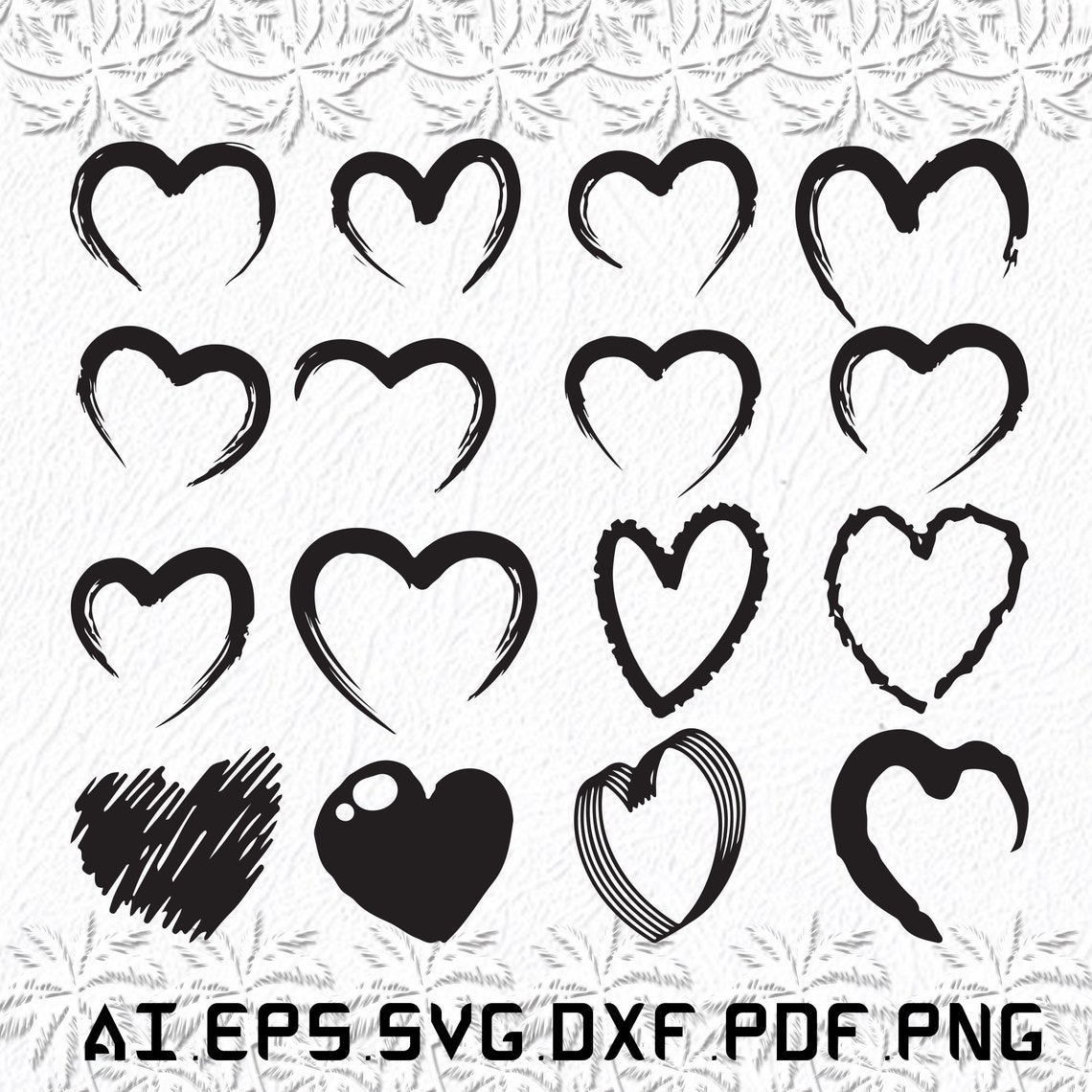 Paint Heart Svg Paint Hearts Svg Paint Svg Heart Hearts - Etsy