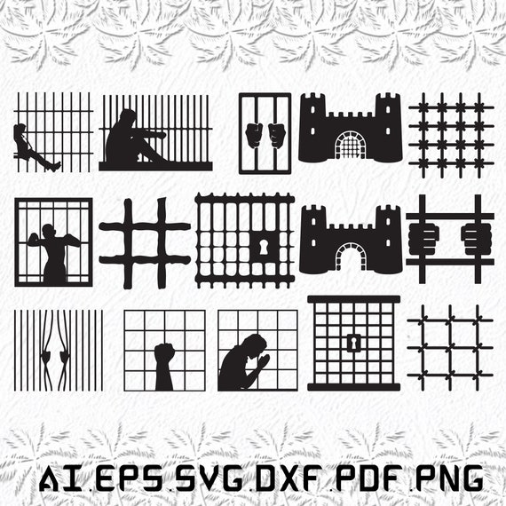 Prisoner Svg Prisoners Svg Jails Svg Jail the Prisoner - Etsy Canada
