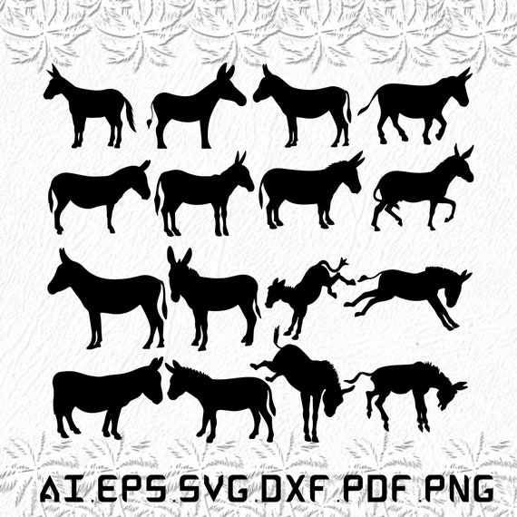 Donkey Svg Donkeys Svg Animal Svg Animals Meme SVG Ai | Etsy Australia