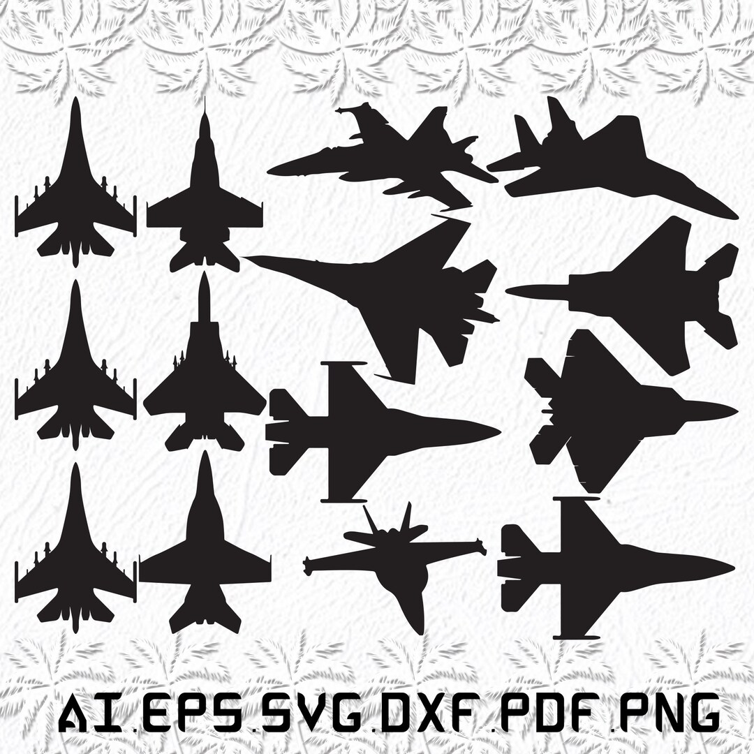Fighter Plane Svg, Fighter Svg, Plane Svg, Ww2, Airplane, SVG, Ai, Pdf ...