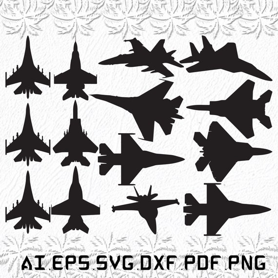 Fighter Plane Svg Fighter Svg Plane Svg Ww2 Airplane SVG - Etsy
