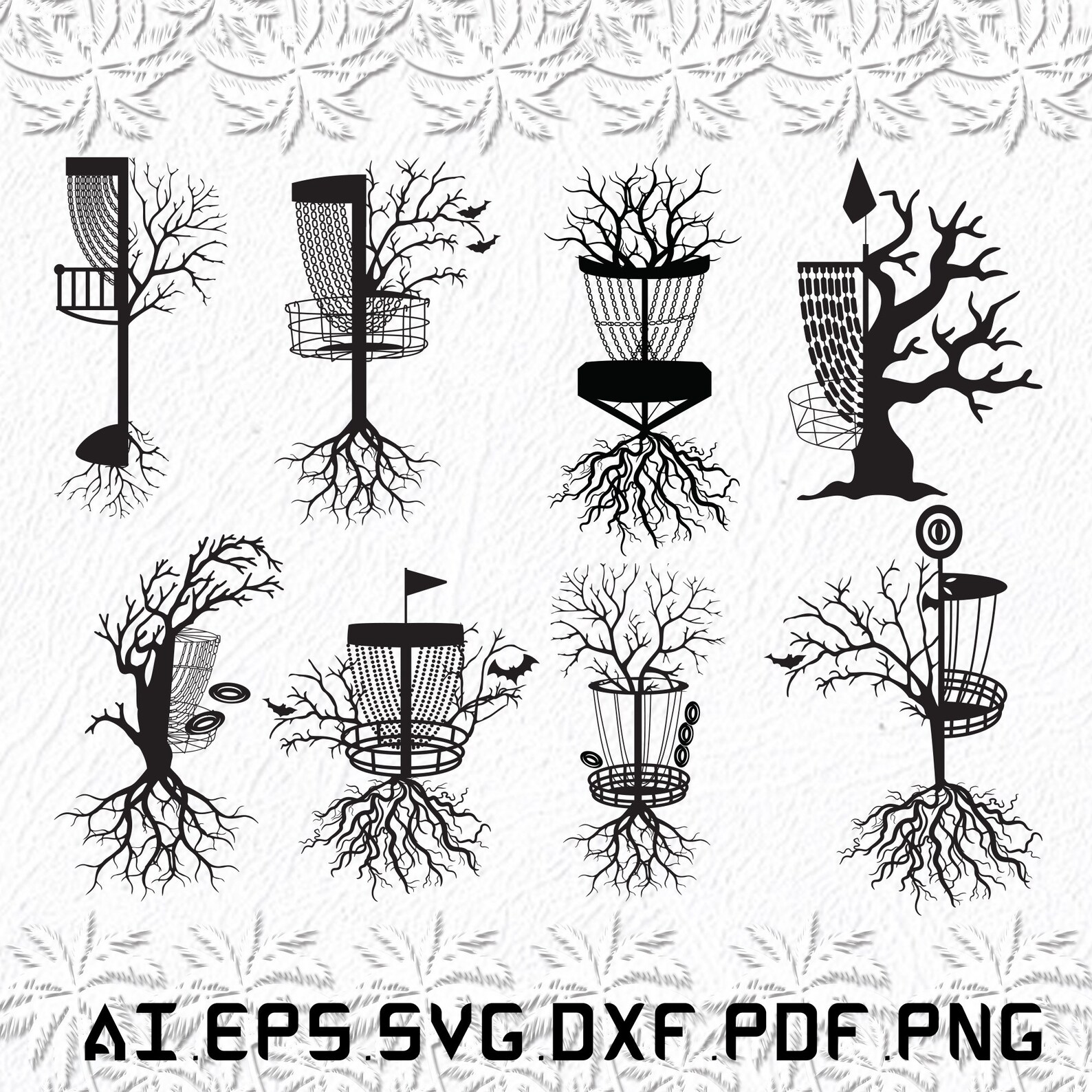 Disc Golf Disc Tree Svg Disc Golf Svg Disc Golf Disc Svg - Etsy