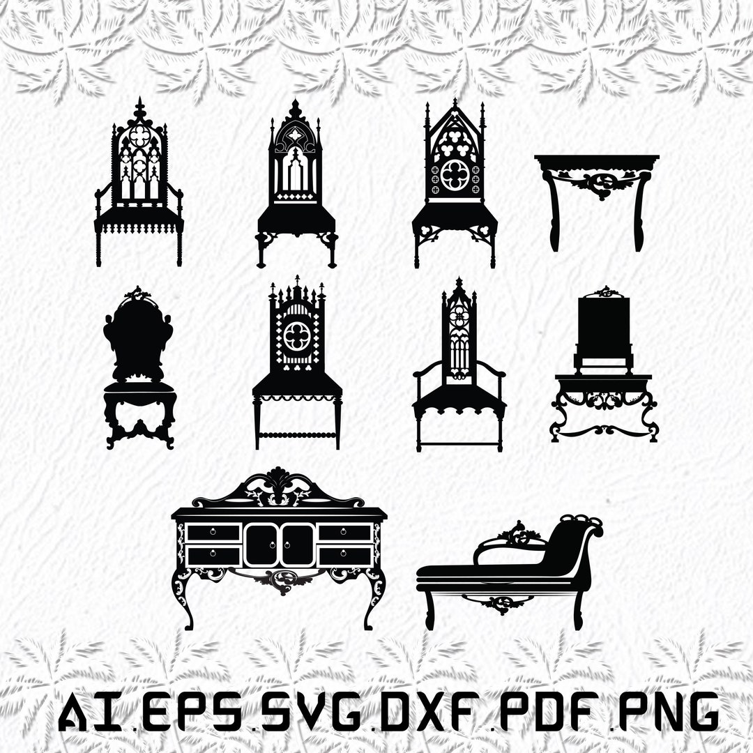 Chairs Svg, Chair Svg, Office Svg, Table, Job, SVG, Ai, Pdf, Eps, Svg ...