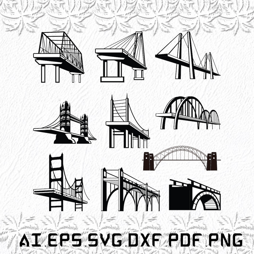 Steel Bridge Svg, Steel Bridges Svg, Love Svg, Steel, Bridge, SVG, Ai ...