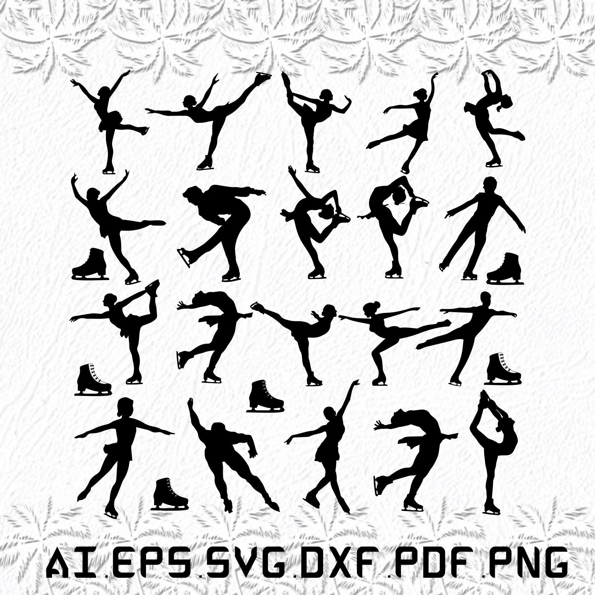 Figure Skating Svg Figure Svg Skating Svg Ice Skater SVG - Etsy UK