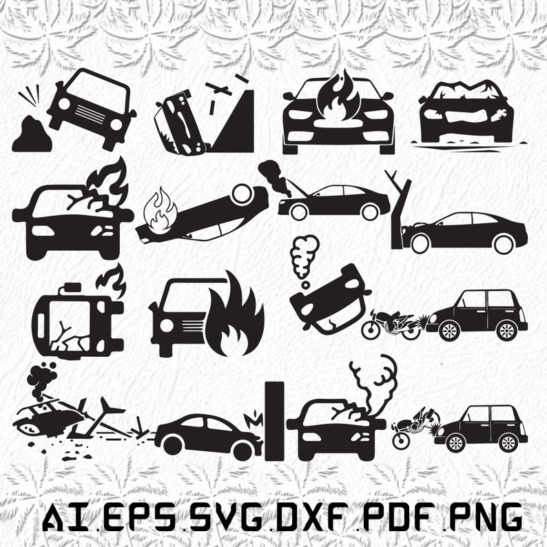 Accident Svg Hand Svg Love Svg Accidents Car SVG Ai - Etsy