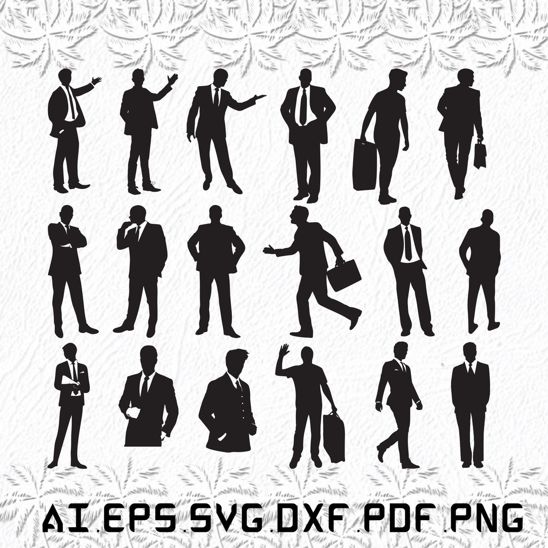 Business People Svg, Business Svg, People Svg, Man, Woman, SVG, Ai, Pdf ...