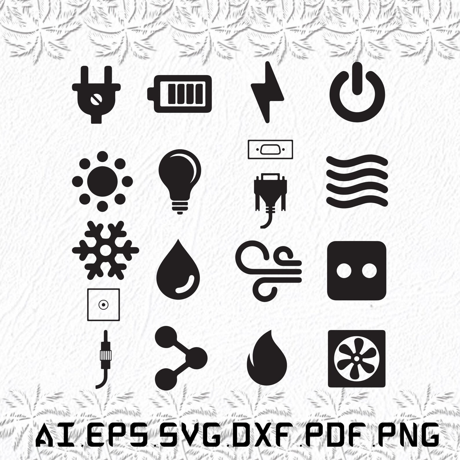 Electric Icon Svg Electric Icons Svg Current Svg Electric - Etsy