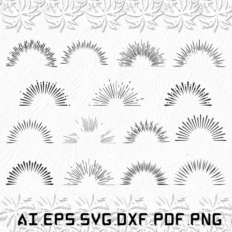 Sunburst Svg Sunbursts Svg Sun Burst Svg Anime Fantasy - Etsy