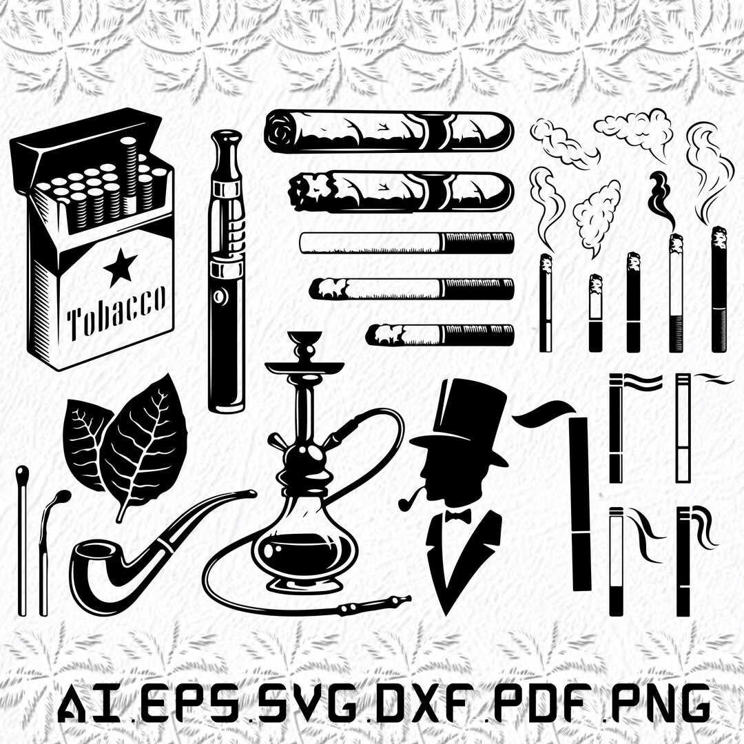 Cigarette Svg, Cigarettes Svg, Cartoon Svg, Man, Woman, SVG, Ai, Pdf ...