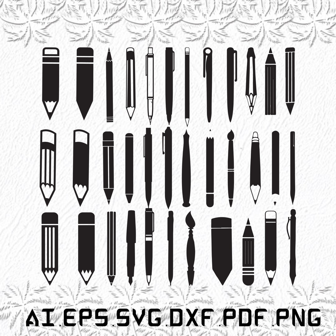 Lápiz svg, Lápices svg, Pen svg, Naturaleza, Árbol, SVG, ai, pdf, eps ...