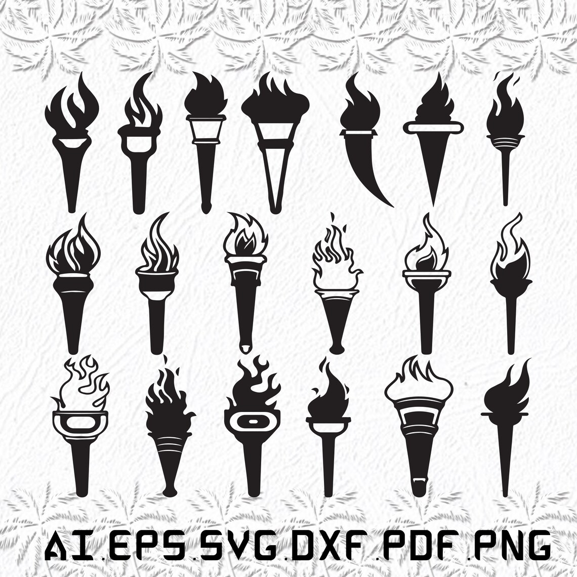 Burning Torch Svg, Burning Svg, Torch Svg, Burn, Fire, SVG, Ai, Pdf ...