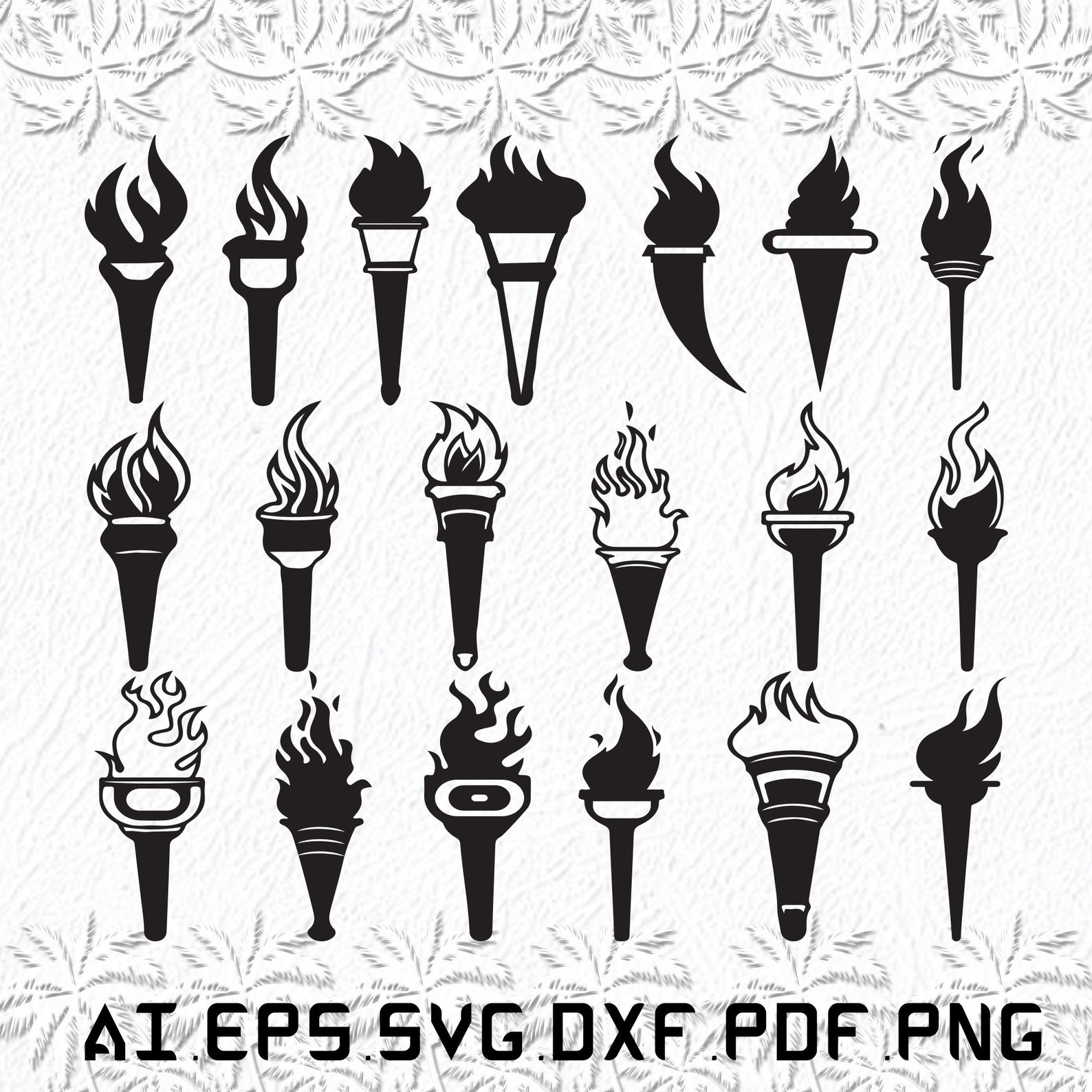 Burning Torch Svg, Burning Svg, Torch Svg, Burn, Fire, SVG, Ai, Pdf ...