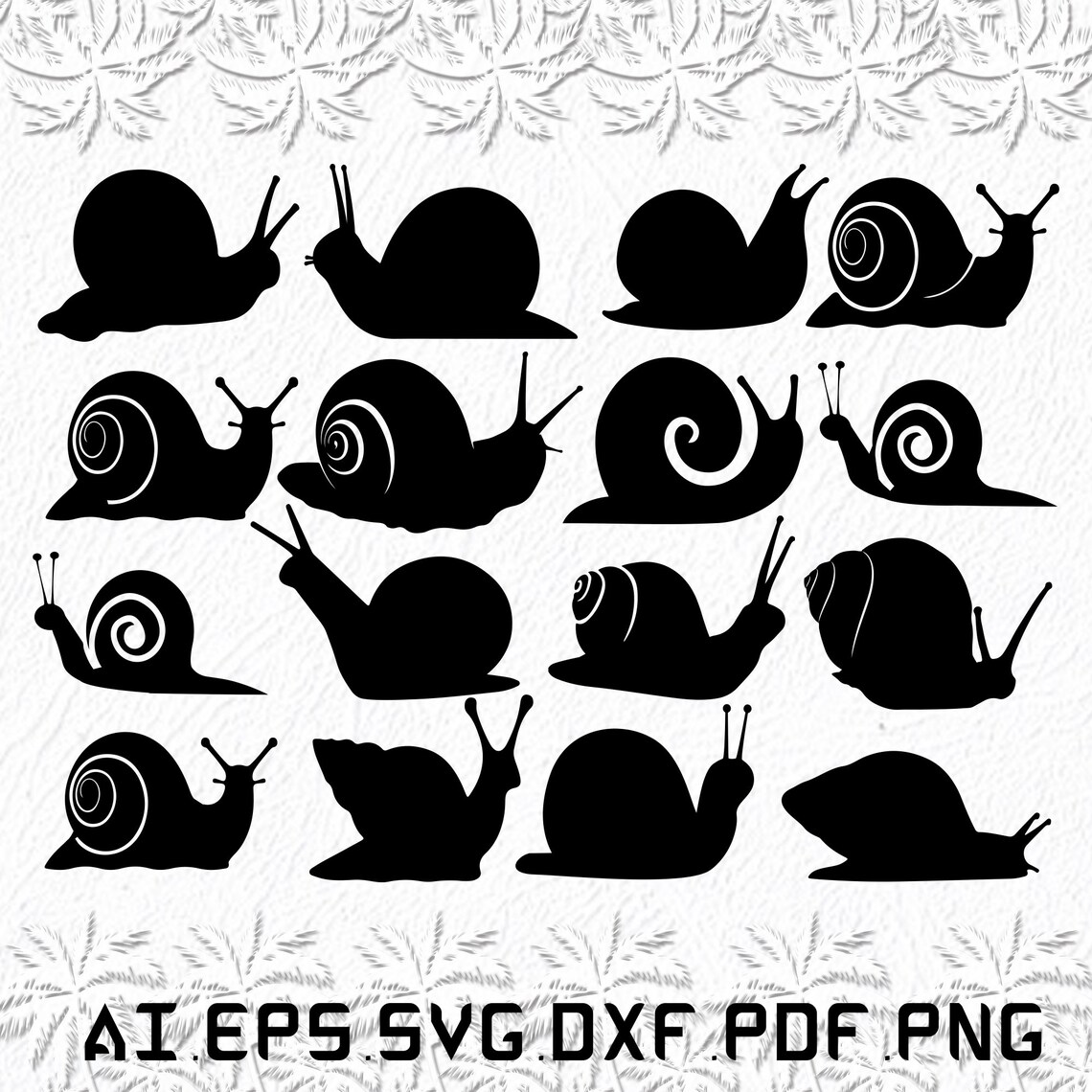 Snail Svg Snails Svg Animal Svg Animals Nature SVG Ai - Etsy