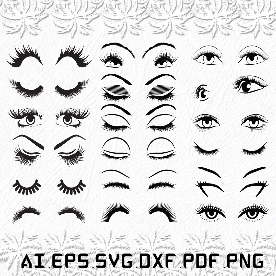 Eyebrows Svg, Eyebrow Svg, Eye Svg, Brows, Cute, SVG, Ai, Pdf, Eps, Svg ...