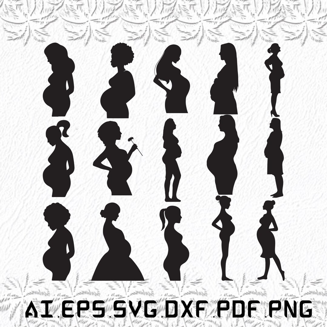 Pregnant Woman Svg, Pregnant Womans Svg, Pregnant Svg, Woman, Mom, SVG ...