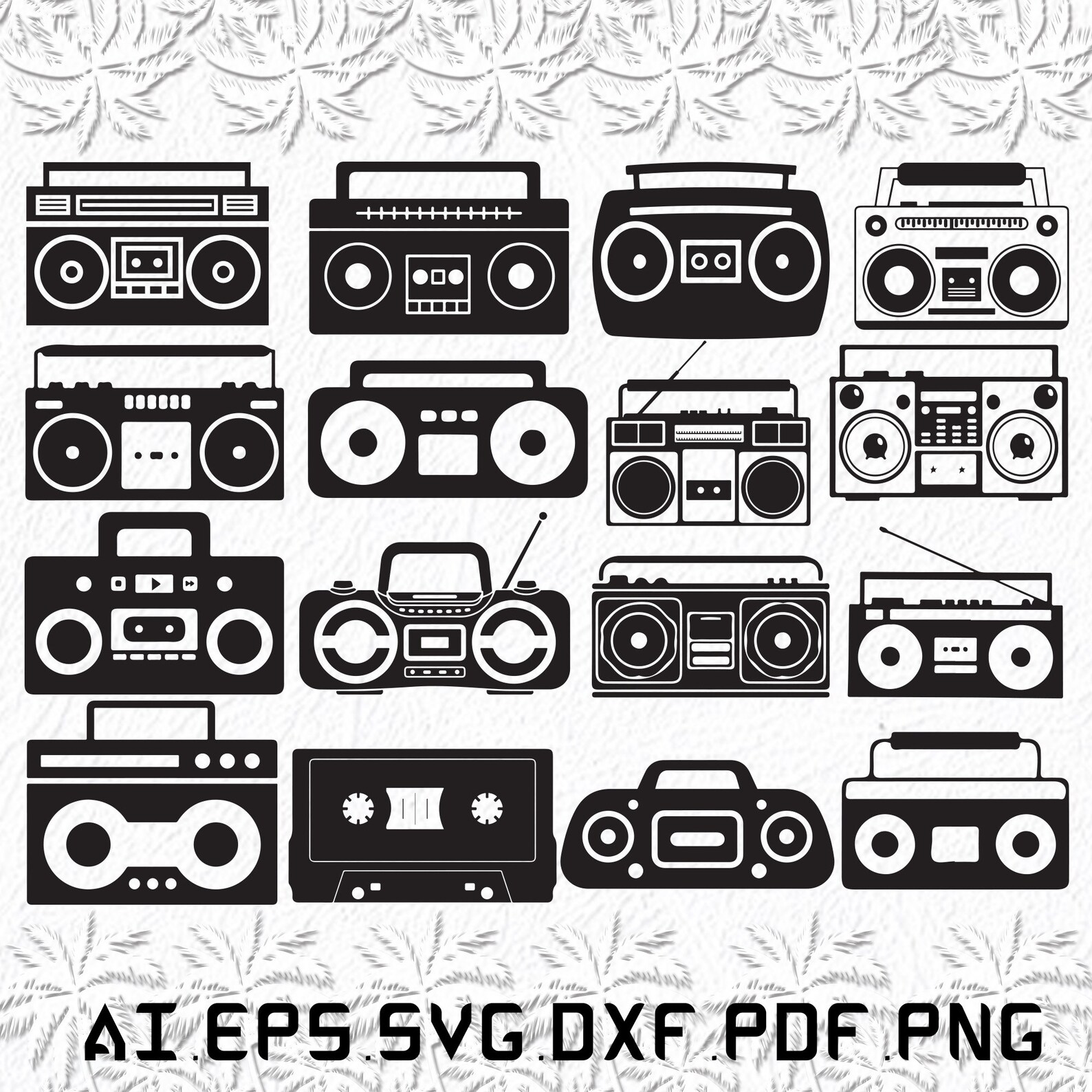 Boombox Svg, Boom Svg, Box Svg, Song, Music, SVG, Ai, Pdf, Eps, Svg ...