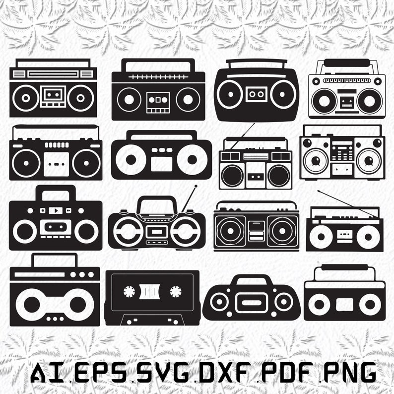 Boombox Svg Boom Svg Box Svg Song Music SVG Ai Pdf - Etsy