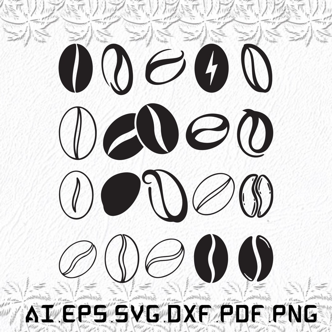 Beans Svg, Bean Svg, Tea Svg, Fruit, Coffee, SVG, Ai, Pdf, Eps, Svg ...