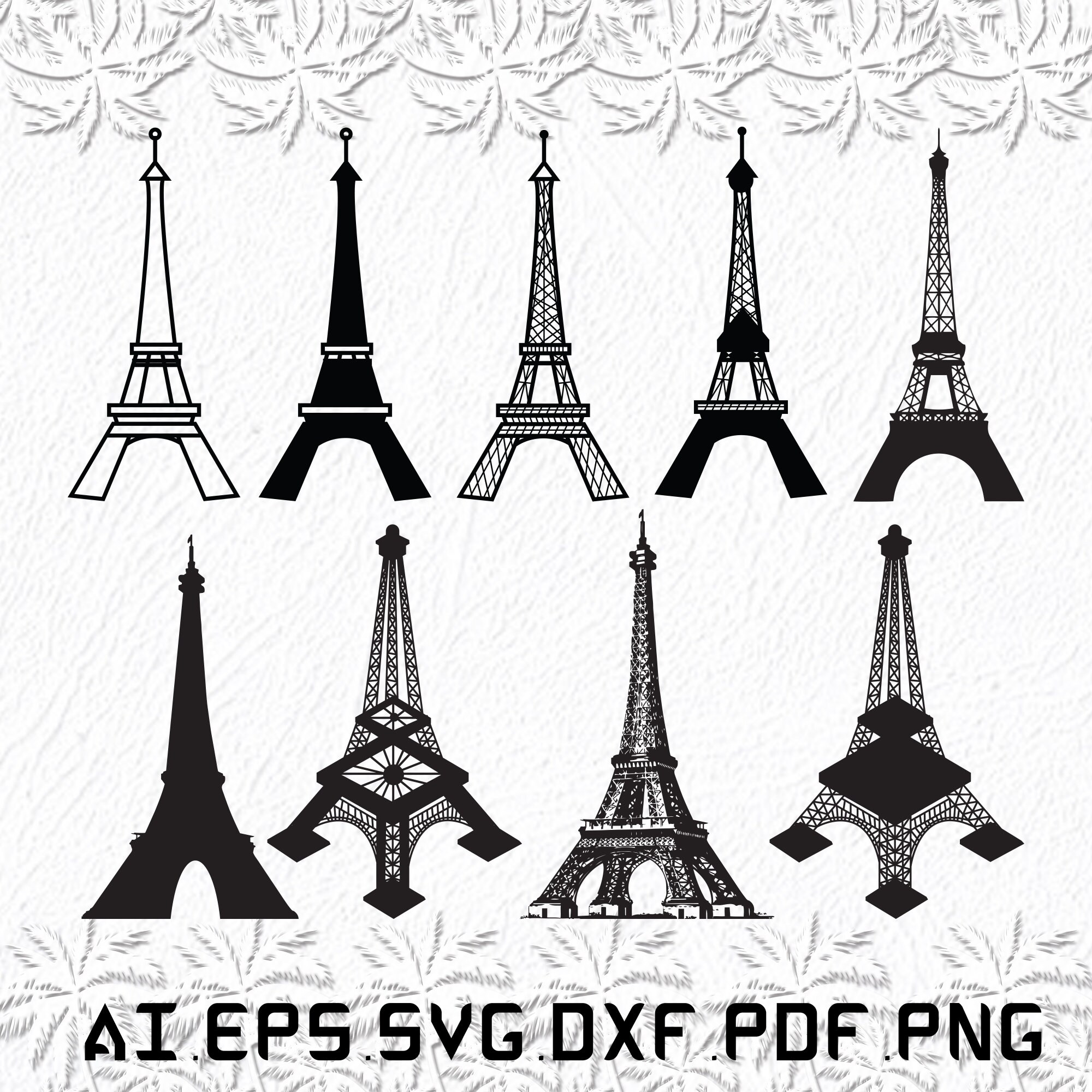 Eiffel tower svg eiffel svg tower svg Paris french SVG | Etsy