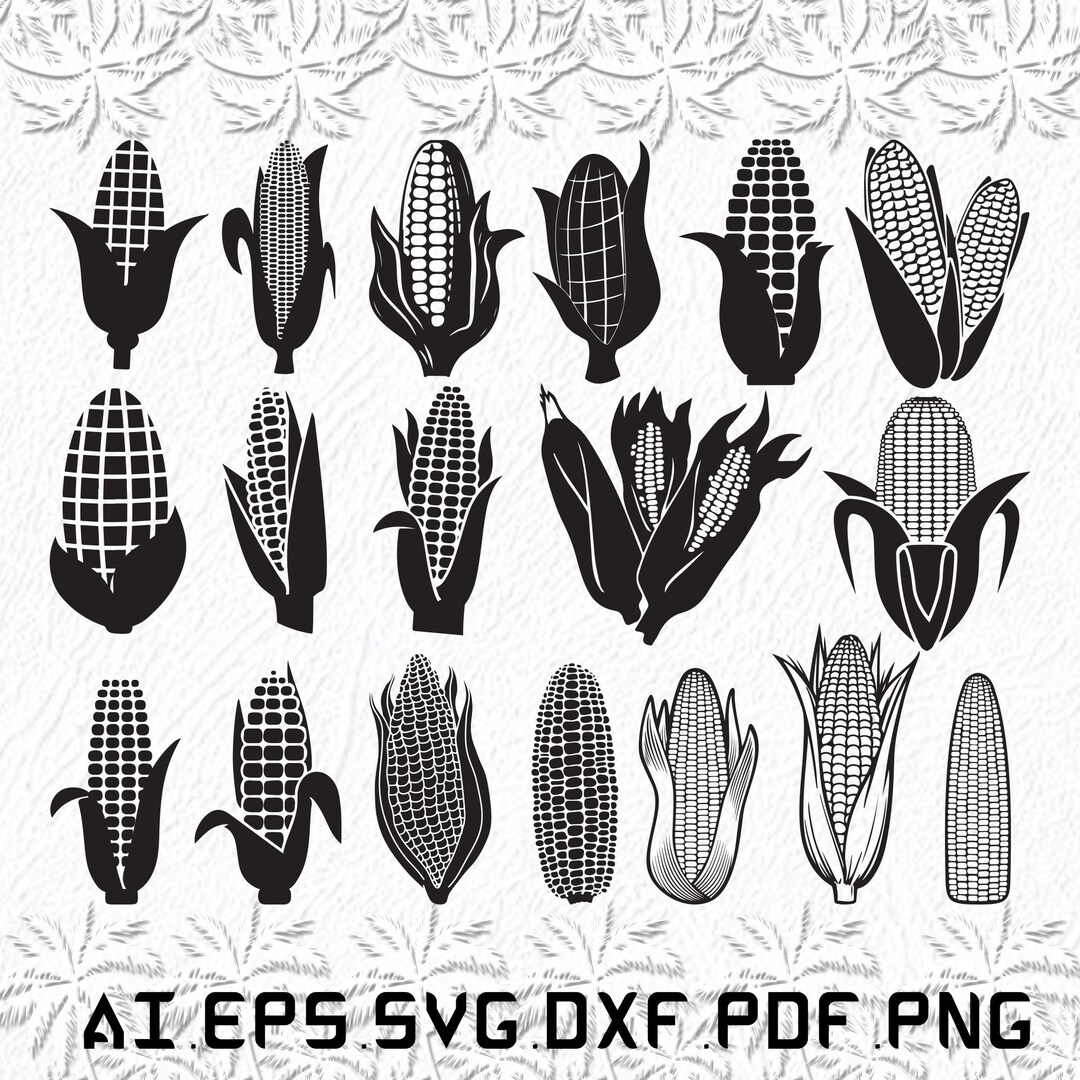 Corn Svg, Corns Svg, Cook Svg, Cute, Food, SVG, Ai, Pdf, Eps, Svg, Dxf ...