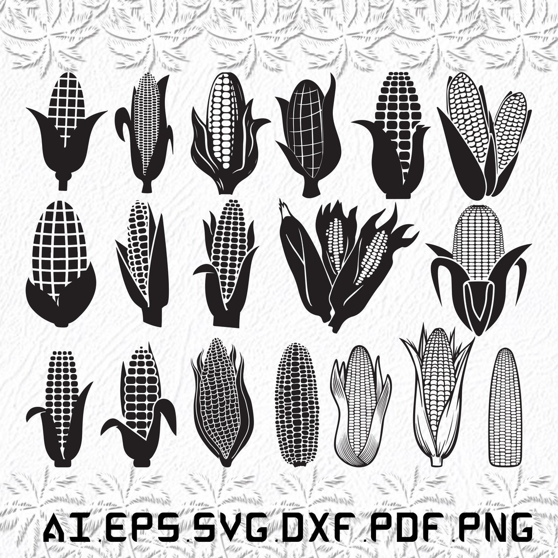 Corn Svg Corns Svg Cook Svg Cute Food SVG Ai Pdf Eps - Etsy