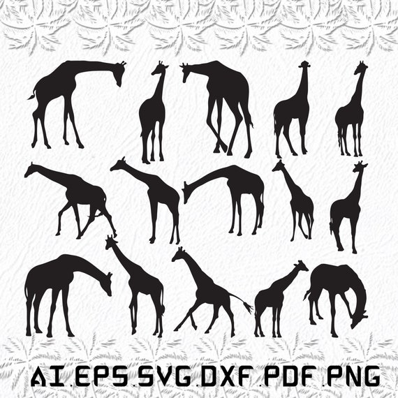 Giraffe Svg Giraffes Svg Anime Svg Animal Animals SVG - Etsy