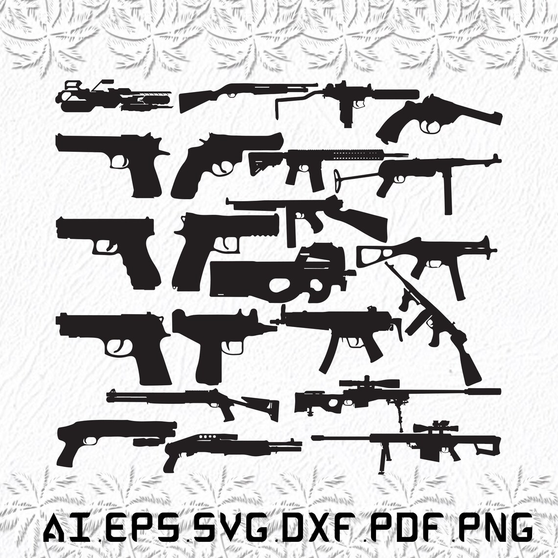Pistols Svg Pistol Svg Ruger Svg Gun Guns SVG Ai Pdf - Etsy
