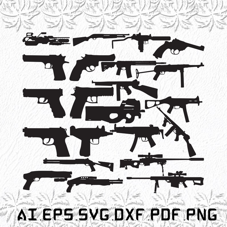 Pistols Svg Pistol Svg Ruger Svg Gun Guns SVG Ai Pdf - Etsy