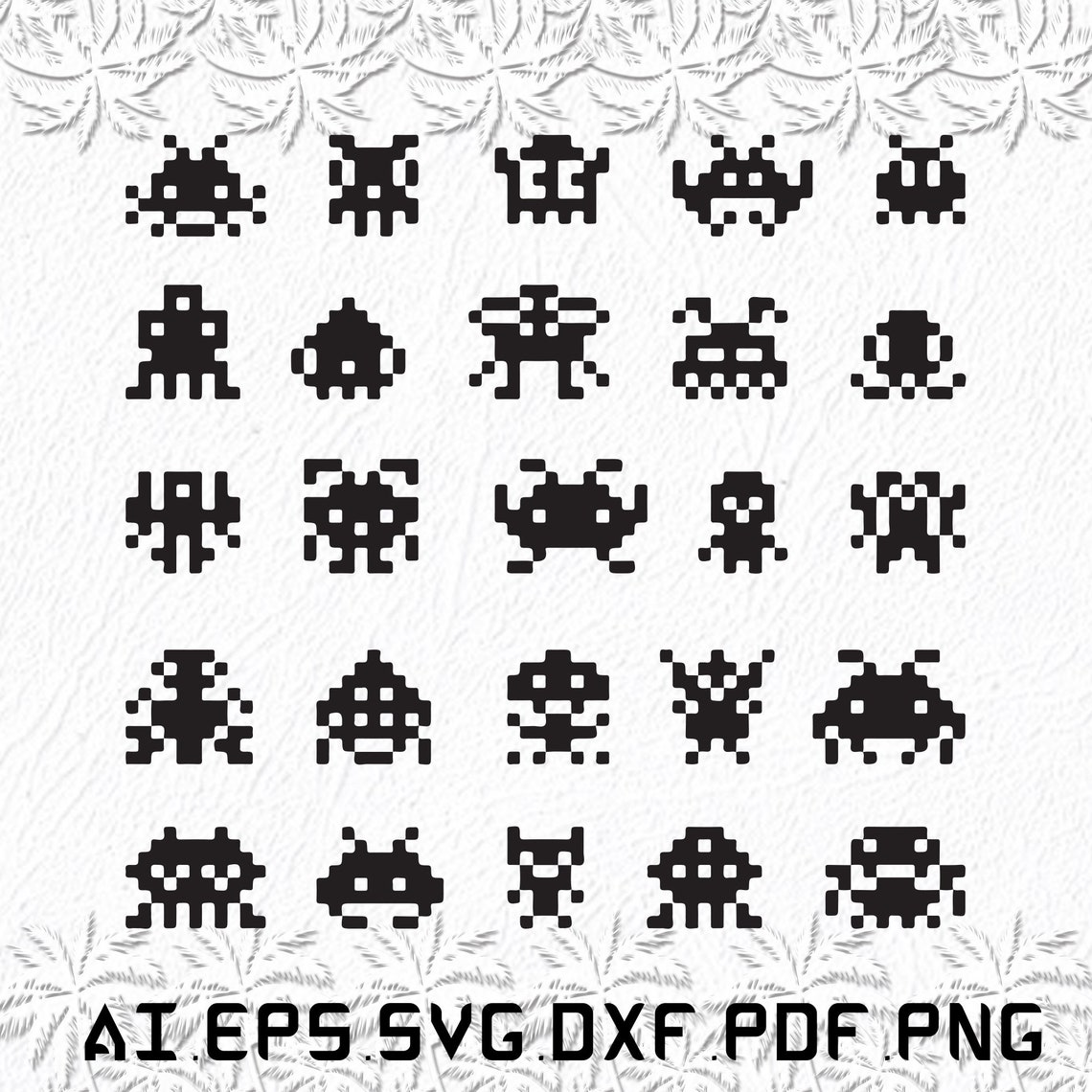 Pixel Alien Svg Pixel Aliens Svg Love Svg Pixel Alien - Etsy