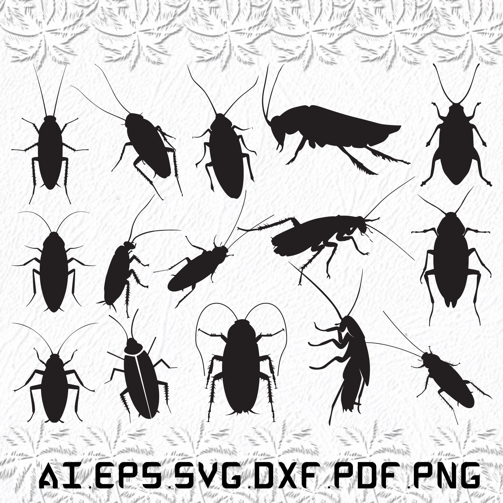 Cockroach Svg Cockroachs Svg Bug Svg Animal Insact SVG - Etsy UK
