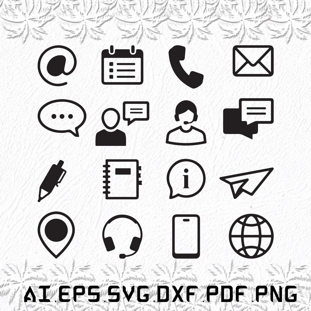 Support Contact Svg Support Contacts Svg Support Svg - Etsy