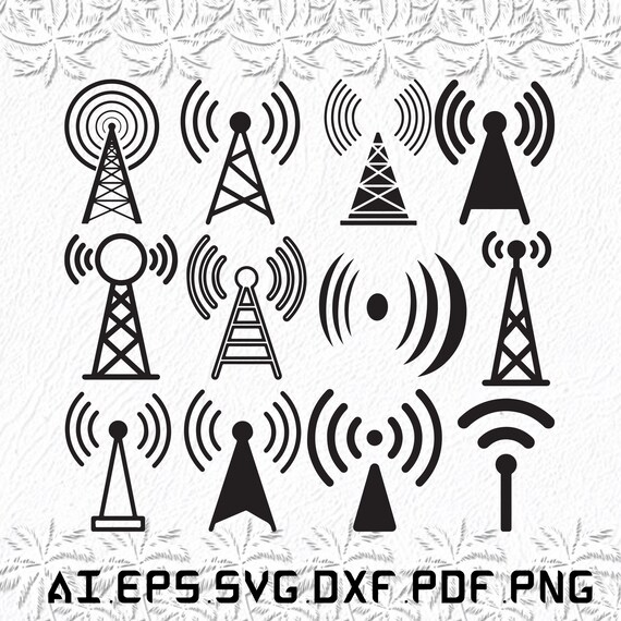 Tower Signal Svg Tower Signals Svg Signals Svg Tower - Etsy