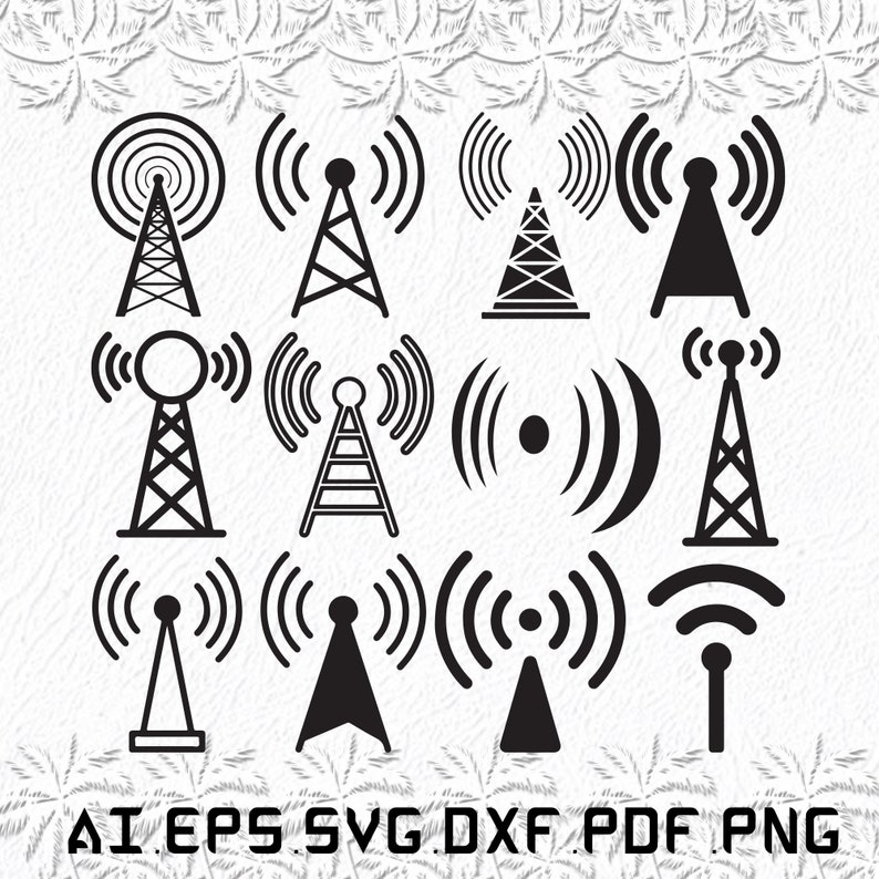 Tower Signal Svg Tower Signals Svg Signals Svg Tower - Etsy