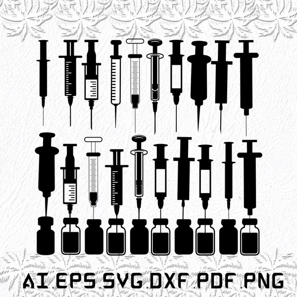 Vaccine Svg - Etsy