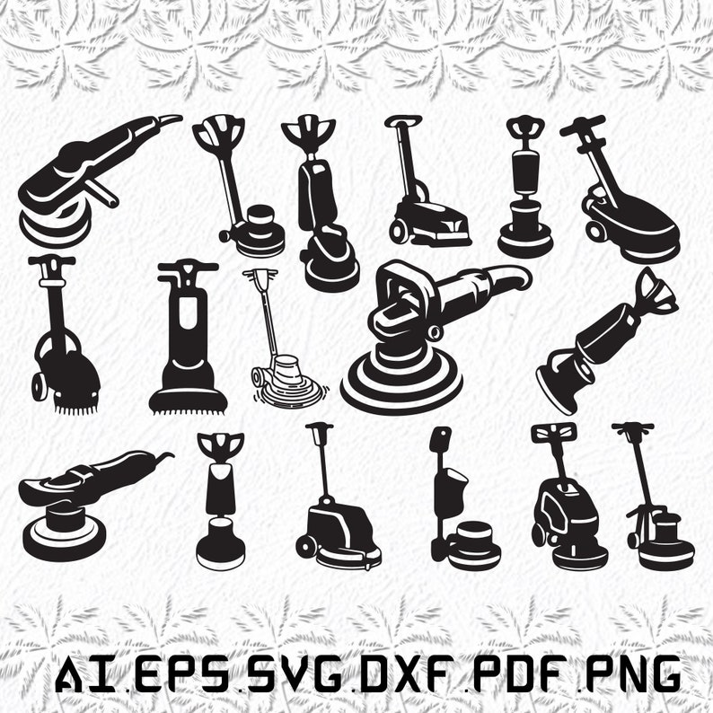 Floor Polisher Svg, Floor Polishers Svg, Floor Svg, Floors, Polisher ...