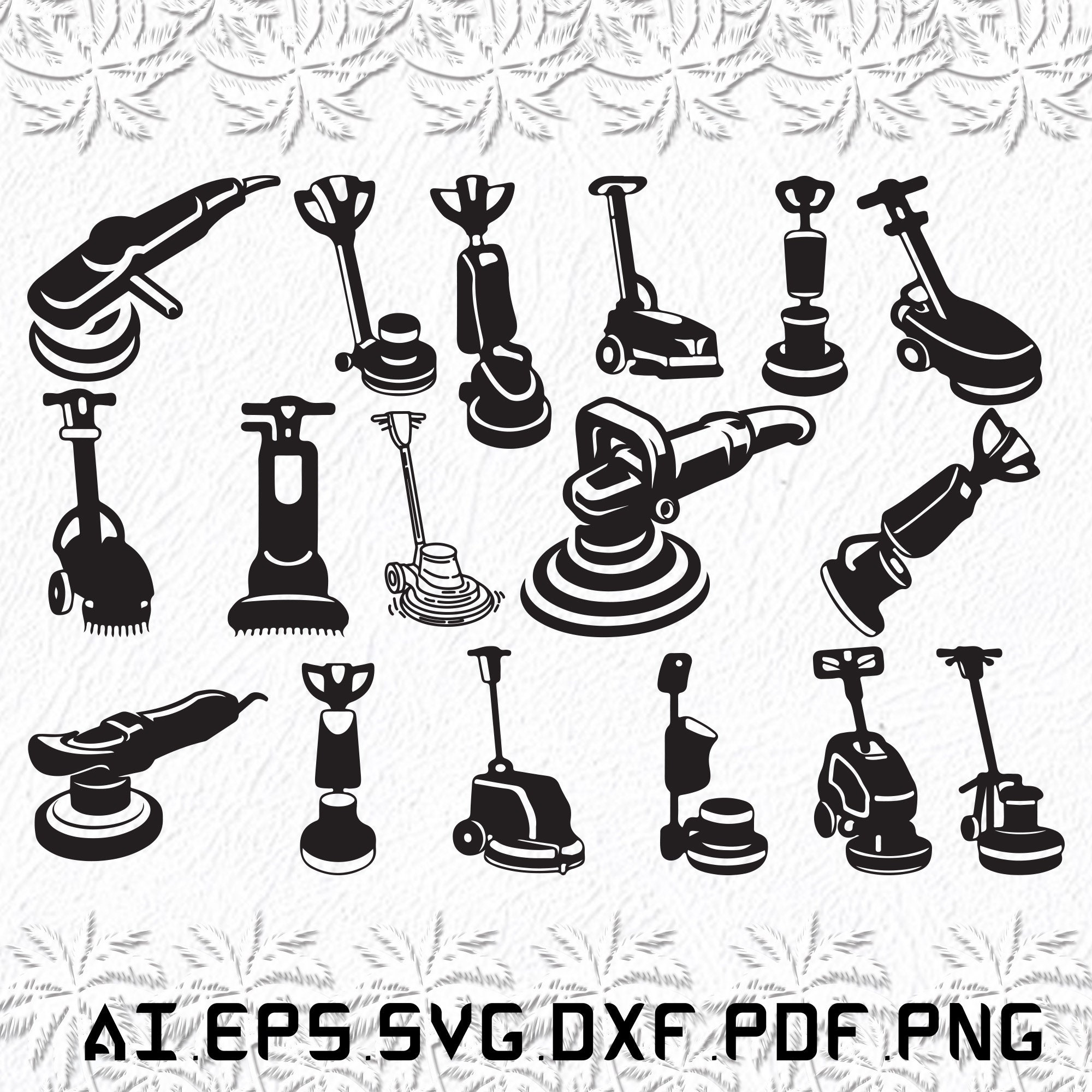 Floor Polisher Svg, Floor Polishers Svg, Floor Svg, Floors, Polisher ...