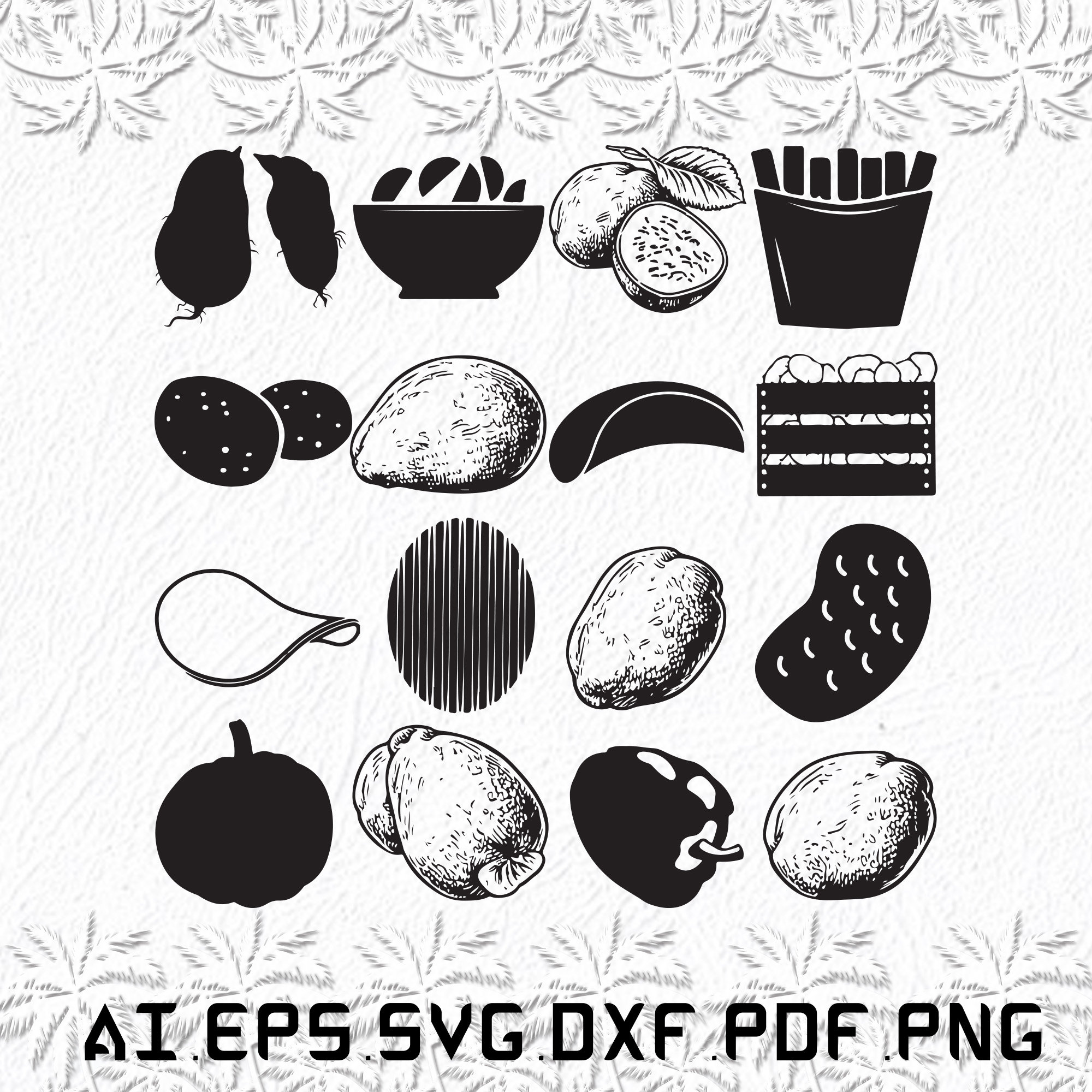 Potato Svg, Potato's Svg, Love Svg, Hand, Alozz, SVG, Ai, Pdf, Eps, Svg ...