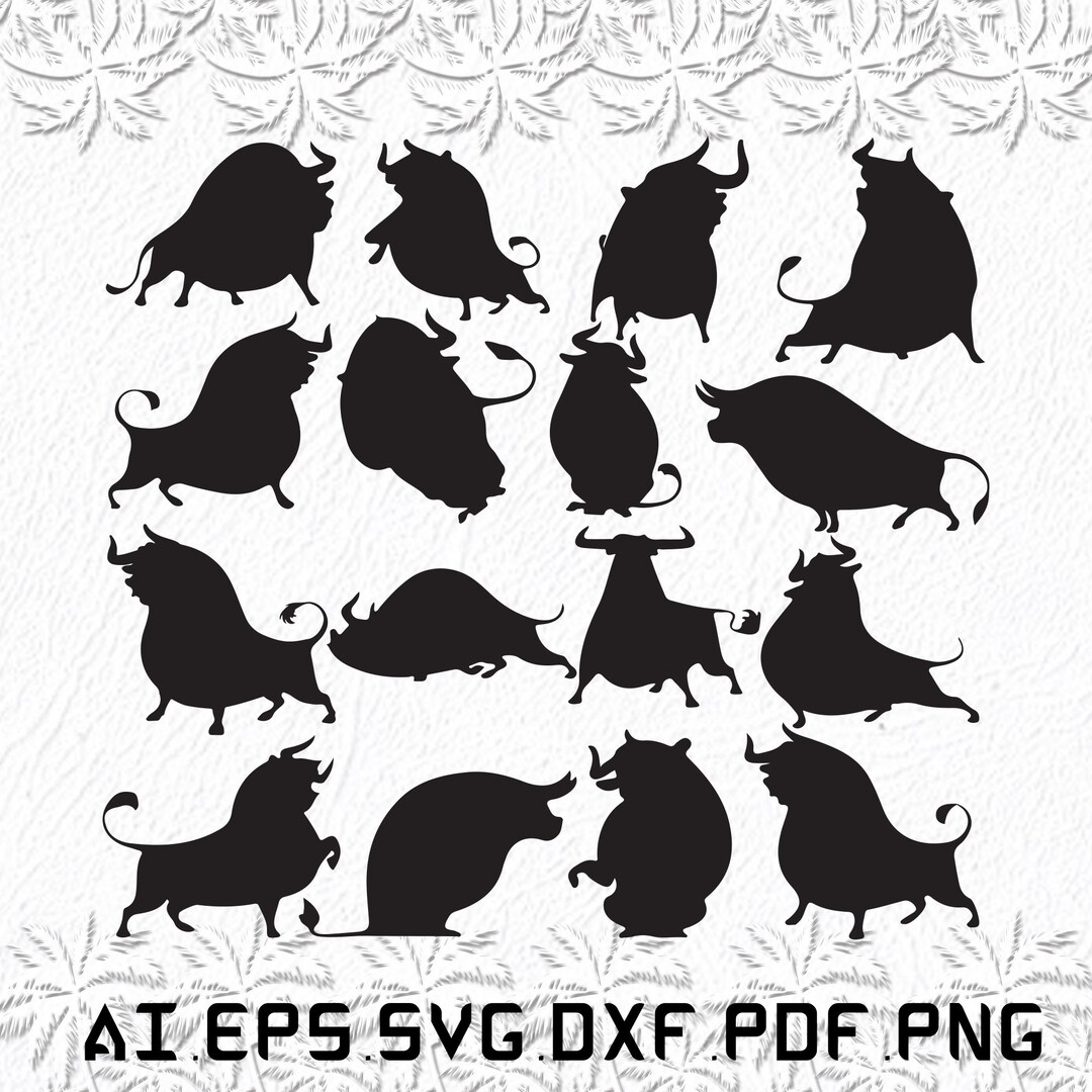 Ferdinand Svg, Ferdinands Svg, Petra Svg, Animals, Animal, SVG, Ai, Pdf ...