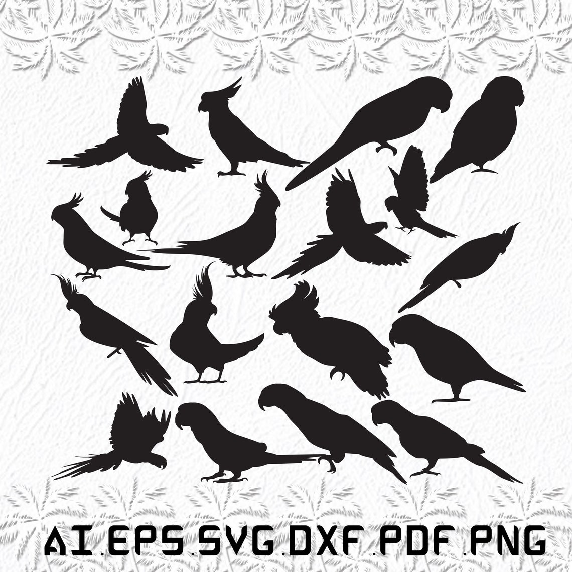 Parrot Bird Svg Parrot Svg Bird Svg Animal Birds SVG Ai | Etsy