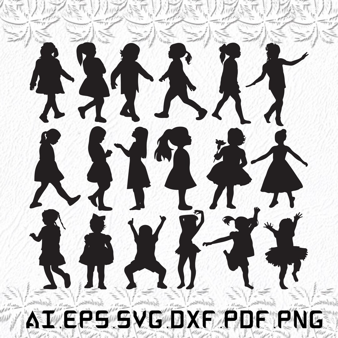 Little Girl Svg, Girls Svg, Little Svg, Baby, Girl, SVG, Ai, Pdf, Eps ...