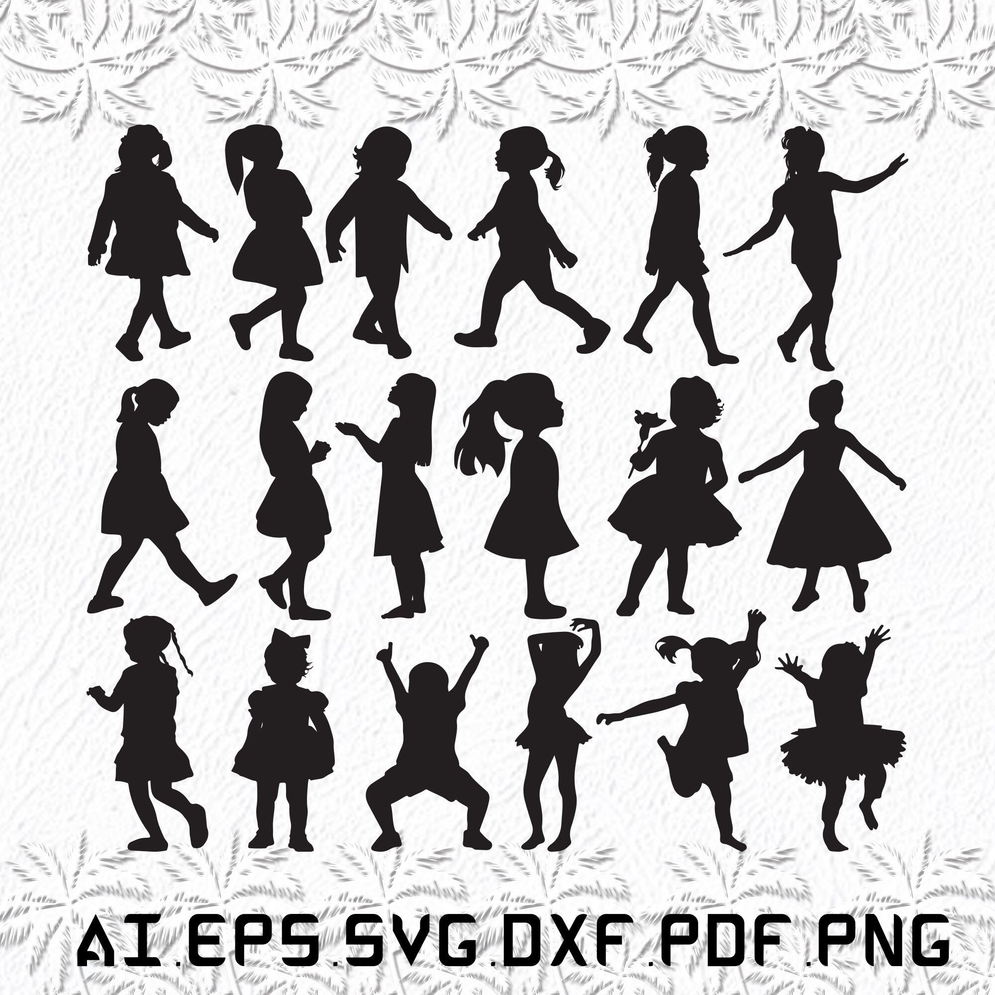 Little Girl Svg Girls Svg Little Svg Baby Girl SVG Ai - Etsy UK